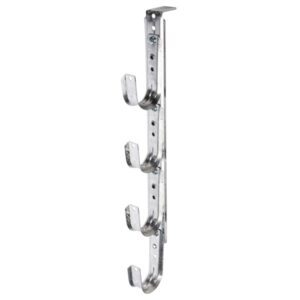 J Hook Tree with Four 2" J Hooks, Single-Sided